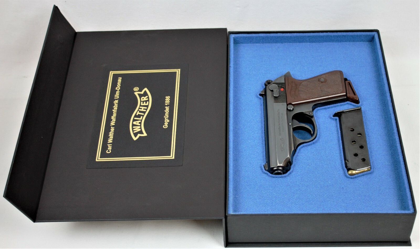 PISTOL GUN PRESENTATION CUSTOM DISPLAY CASE BOX №1 for WALTHER PPK 7,65 ...