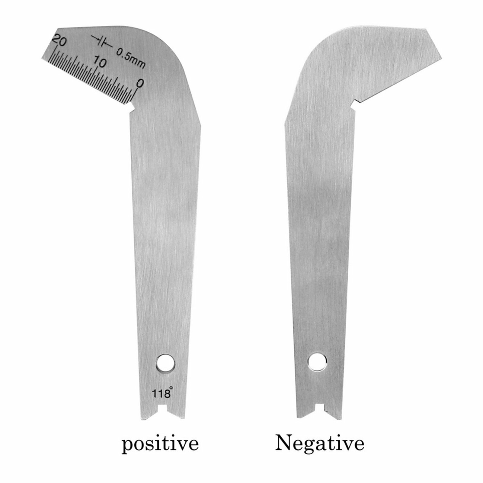 118 Degree Drill Bit Gauge Sharpening Angle Inspection Stainless Steel ...