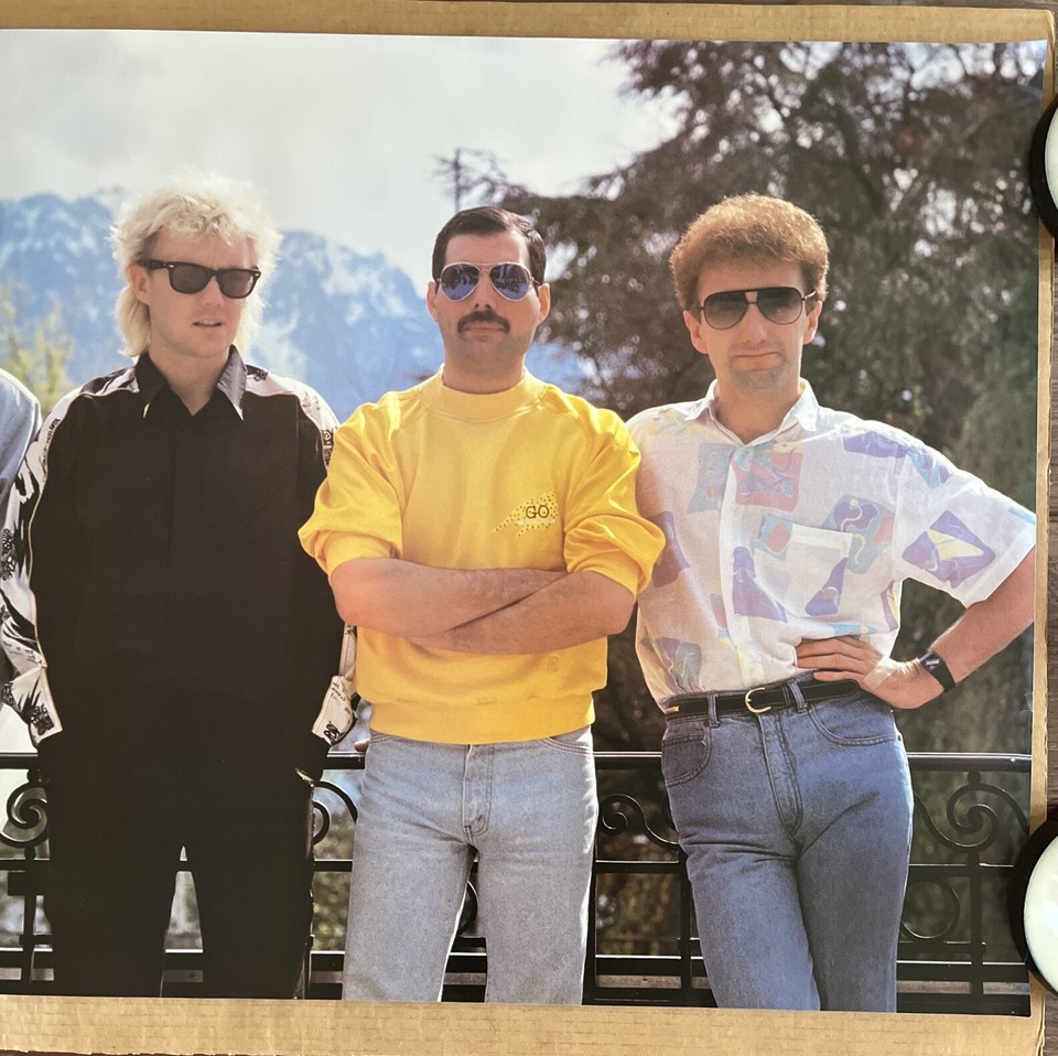 Original Vintage 1986 80s Rock Music Group Queen Poster Band ...