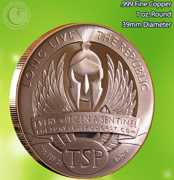 "The Sentinel" 1 oz .999 Copper Round Very Limited and Rare | eBay