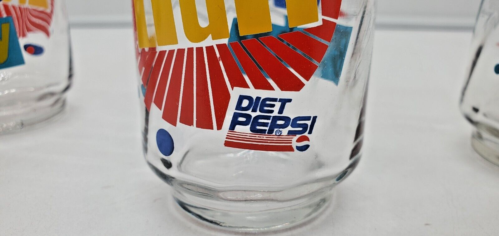 Set Of 6 Vintage Diet Pepsi Glasses. “you Got The Right One Baby, Uh ...