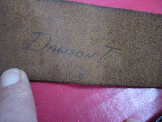 WWI Era USMC Officer's Leather Sam Brown Browne Belt w/Shoulder Strap ...