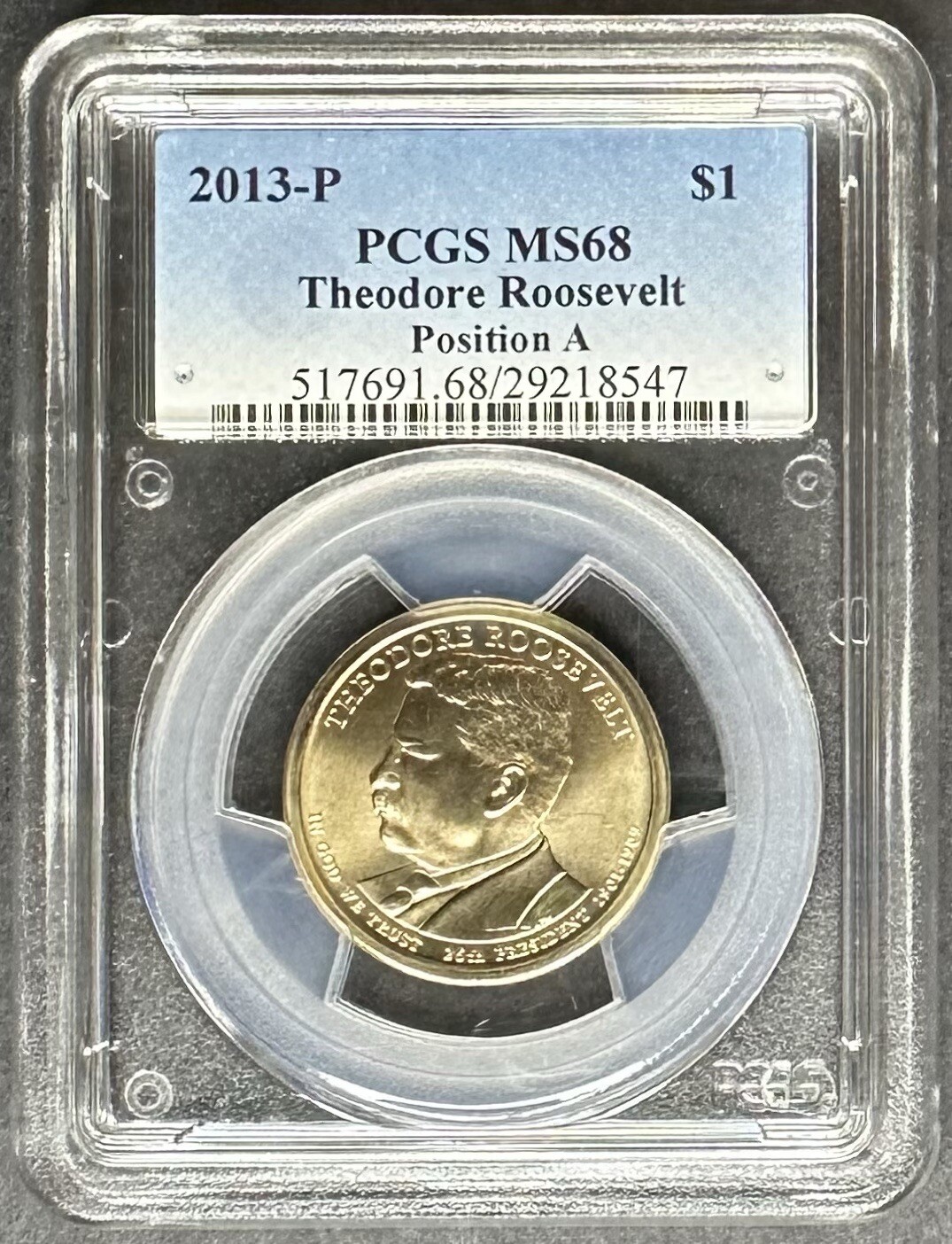 2013-P Theodore Roosevelt Dollar Pos A PCGS MS-68, Buy 3 Items, Get $5 Off! | eBay