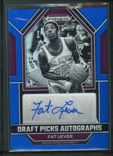 2023 FAT LEVER 111/125 AUTO PANINI PRIZM DRAFT PICKS BLUE AUTOGRAPHS | eBay