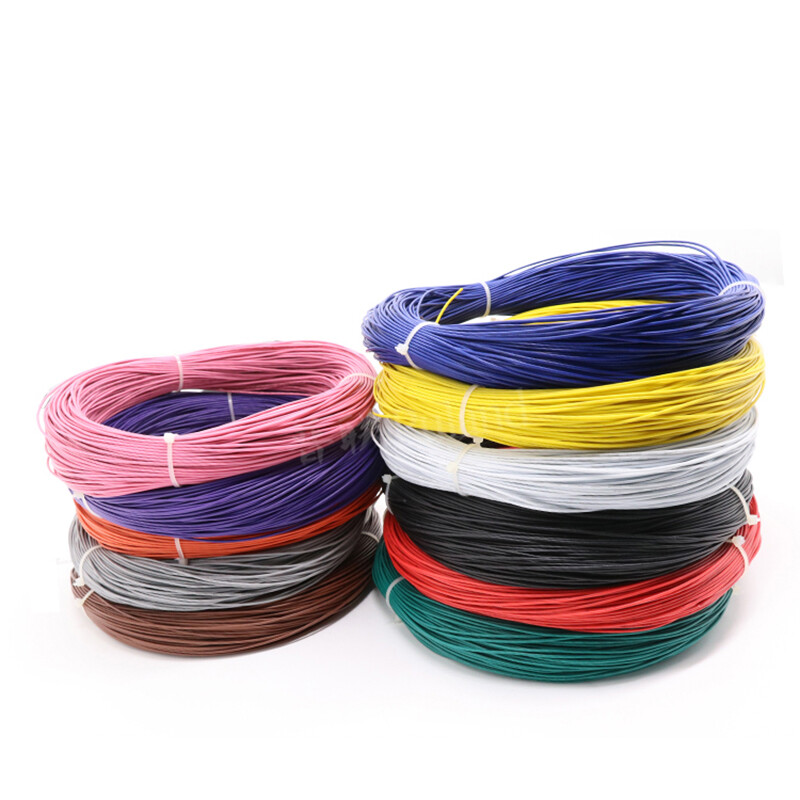 PVC Electrical Cable Wire 30/28/26/24/22/20/18/16 AWG Mulitcolor Tin ...