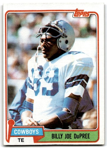 1981 Topps Billy Joe DuPree . Dallas Cowboys #393 | eBay