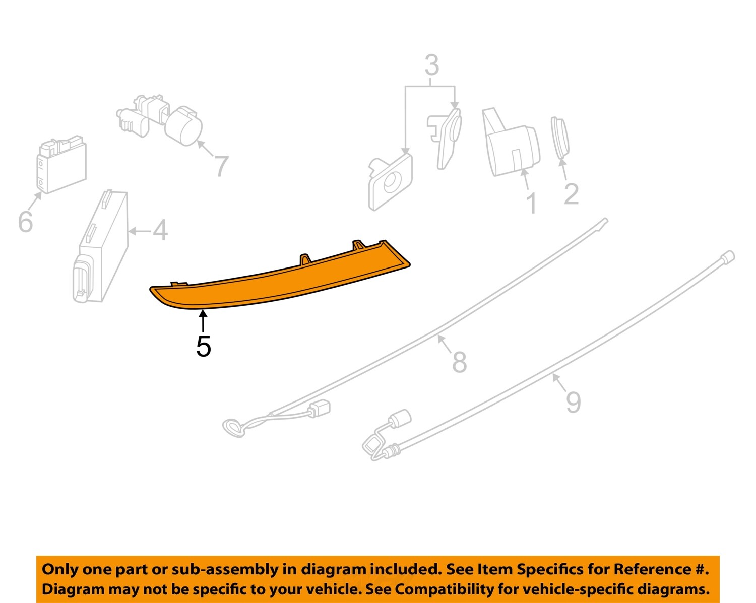 Genuine OEM BMW G01 SUV Reflector Left 63147419927 for sale online | eBay