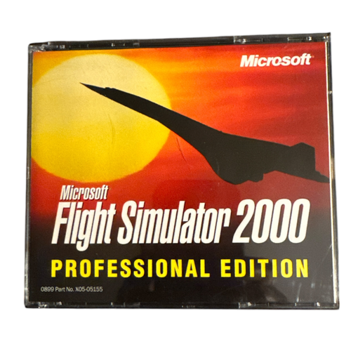 Microsoft Flight Simulator 2000 Professional Edition 3 Disks | eBay