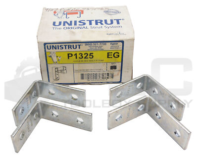 NEW BOX OF 4 UNISTRUT P1325 4 HOLE 90 DEG ANGLE FITTING | eBay