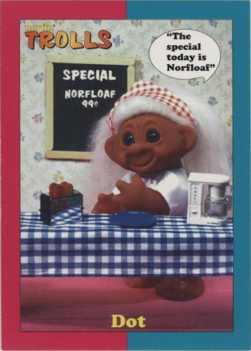 Dot - 1993 Collect-A-Card Norfin Trolls #21 for sale online | eBay