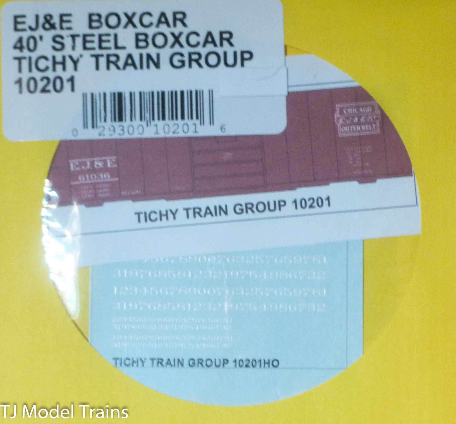 Tichy Train Group #10201 Decal for: Elgin, Joliet & Eastern 40' Steel ...