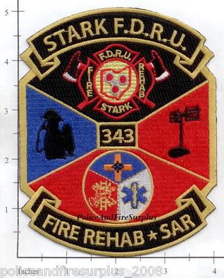 Ohio - Stark Fire Dept Rehab Unit Fire Rescue OH Fire Dept Patch 343 9 ...