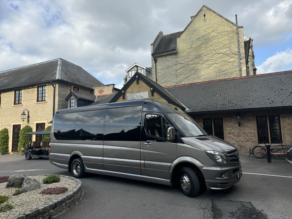 Mercedes Sprinter Minicoach EVM 16 Seats + Tables | eBay UK