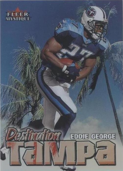 2000 Fleer Mystique - Destination Tampa Eddie George #7 DT for sale ...