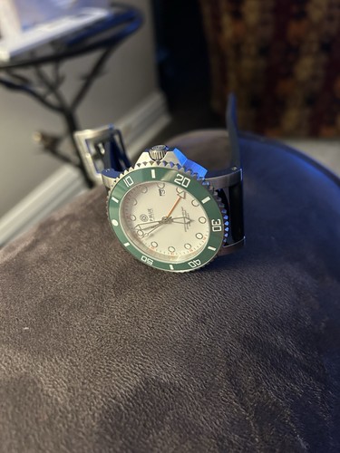 Deep Blue Greenland GMT Watch Stainless Steel. Quartz | eBay