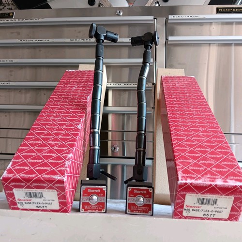 Starrett Mag Base/Flex-O-Post EDP 52760 (Two Total Units) | eBay