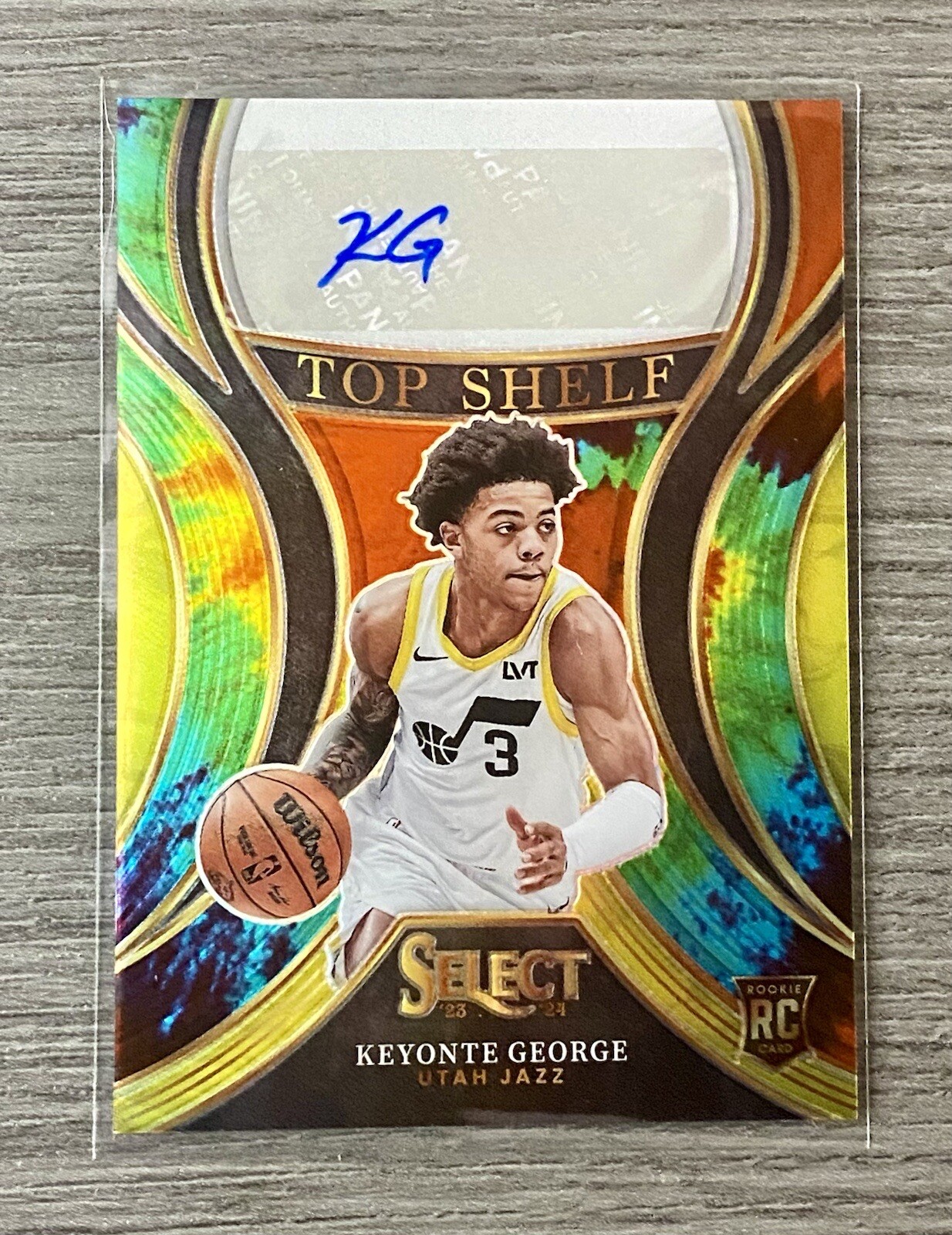 2023-24 Panini Select - Rookie Jersey Autographs Tie-Dye Prizm #RJ-KEY ...