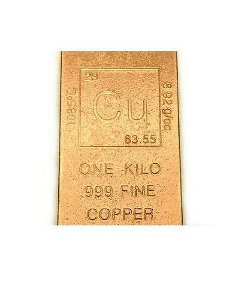 👍 1 Kilo Copper Bar Elemental 👍 BEST BULLION COPPER 👍 | eBay