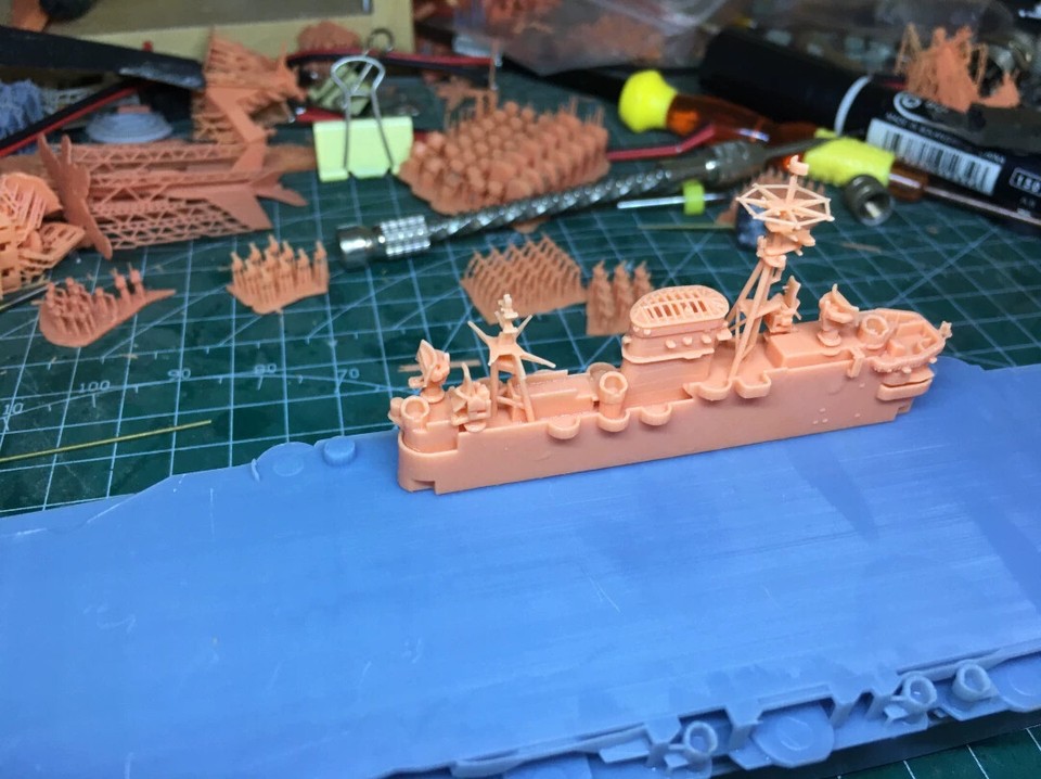 3D Printed 1/700 British Audacious class aircraft carrier Unpainted ...