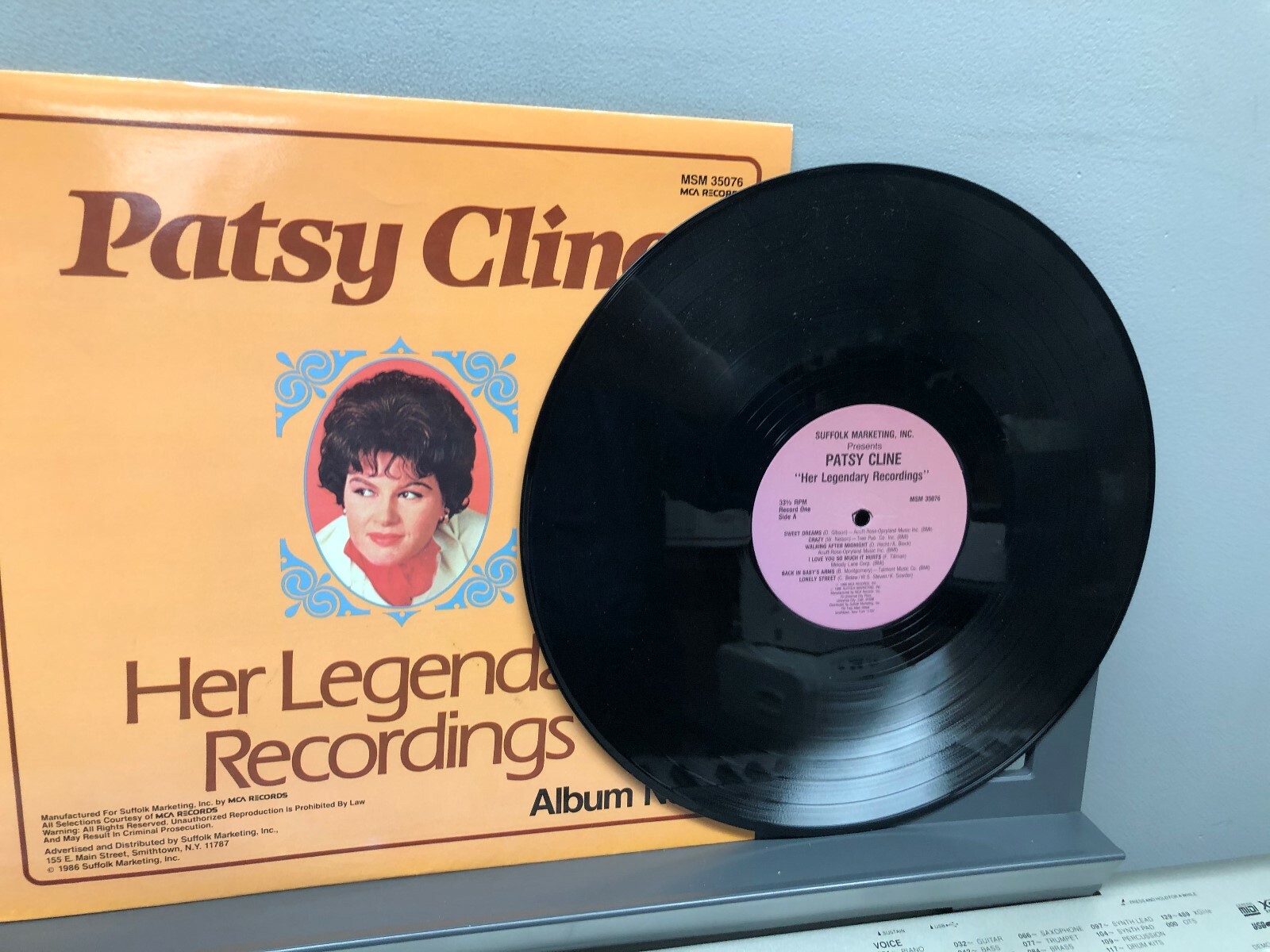 Patsy Cline-Her Legendary Recordings 12" LP MCA MSM 35076 Country 1986 ...