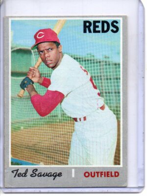 1970 TOPPS #602 TED SAVAGE CINCINNATI REDS | eBay