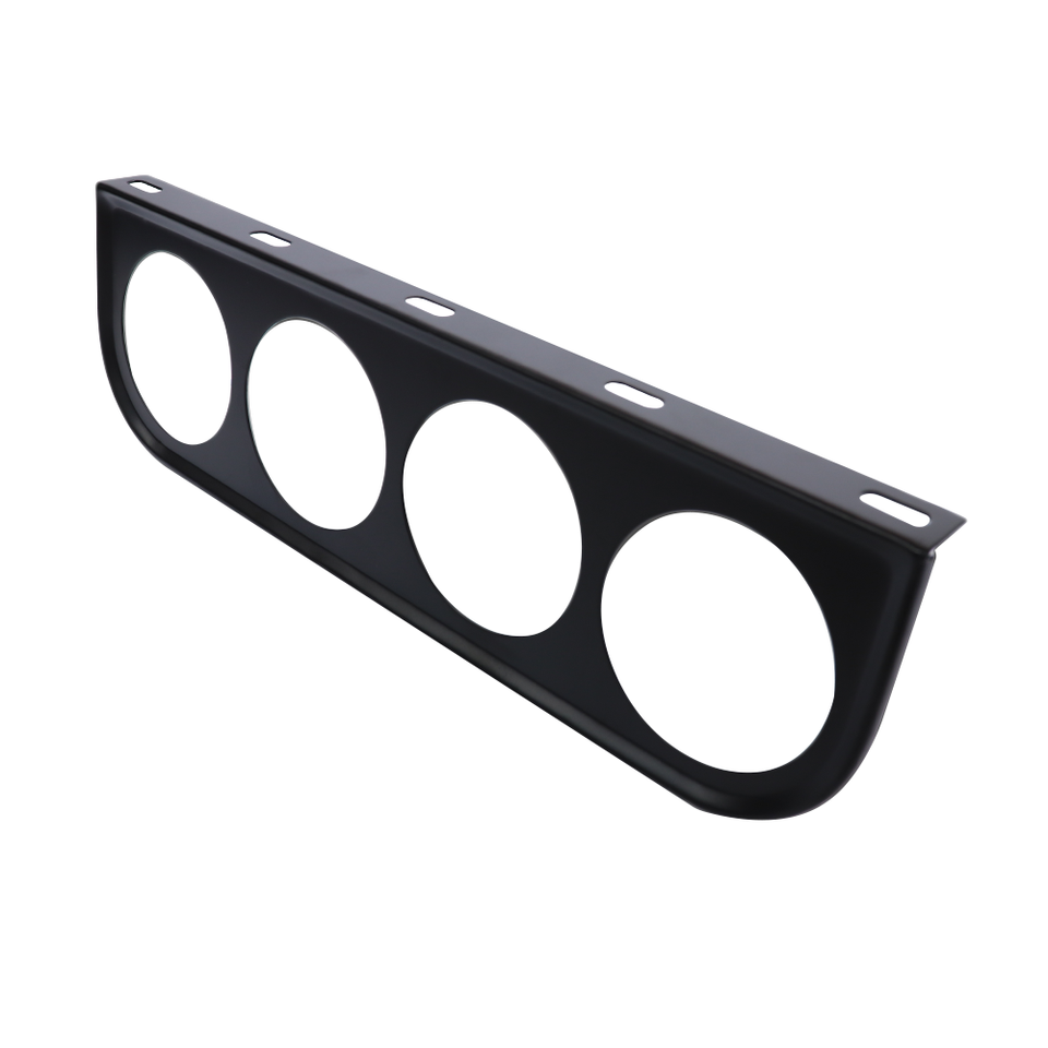 Motor Meter Racing Universal 4 Hole Gauge Mounting Panel Black 52mm 2-1 ...