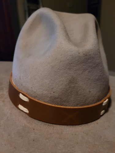 Leather Hatband - Down Under Style Custom Brown Leather (hatband only ...