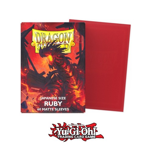 Dragon Shield Ruby Rouge Matte Sleeves Paquets Protection Japanese ...