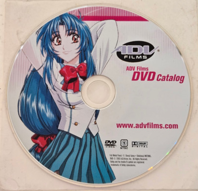ADV FILMS DVD CATALOG, 2003, ANIME, MANGA, GUNDAM, NO CASE | eBay