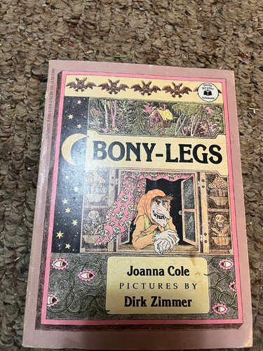 1983 Bony-Legs paperback BOOK Joanna Cole illustrated Dirk Zimmer WITCH ...