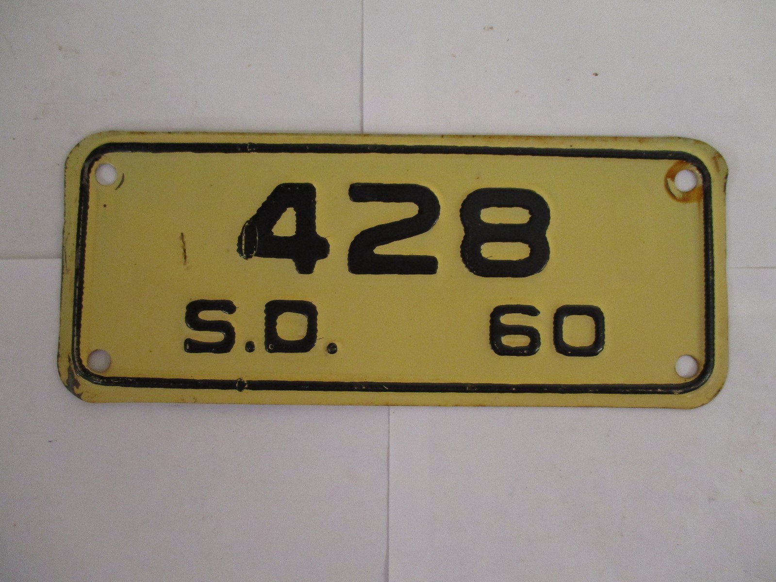 NICE 1960 South Dakota MOTORCYCLE License Plate Tag | eBay