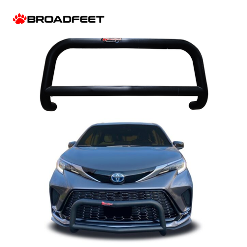 Fits 2021-2022 Toyota Sienna Black Front A-Bar Nudge Bar Bumper Guard ...