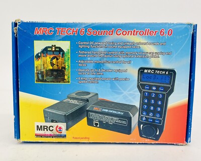 MRC Tech 6 Sound Controller 6.0 DC / DCC N HO Trains 0001201 READ NOTES ...