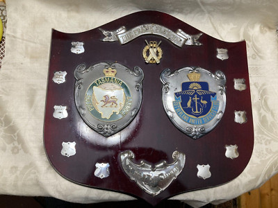 Commemorative Shield for Tasmanian sporting competition 1970's-1980's ...
