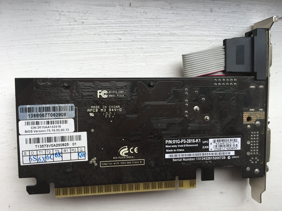 EVGA NVIDIA GEFORCE GT610 GF119 1 GB RAM HDMI/DVI/VGA | eBay