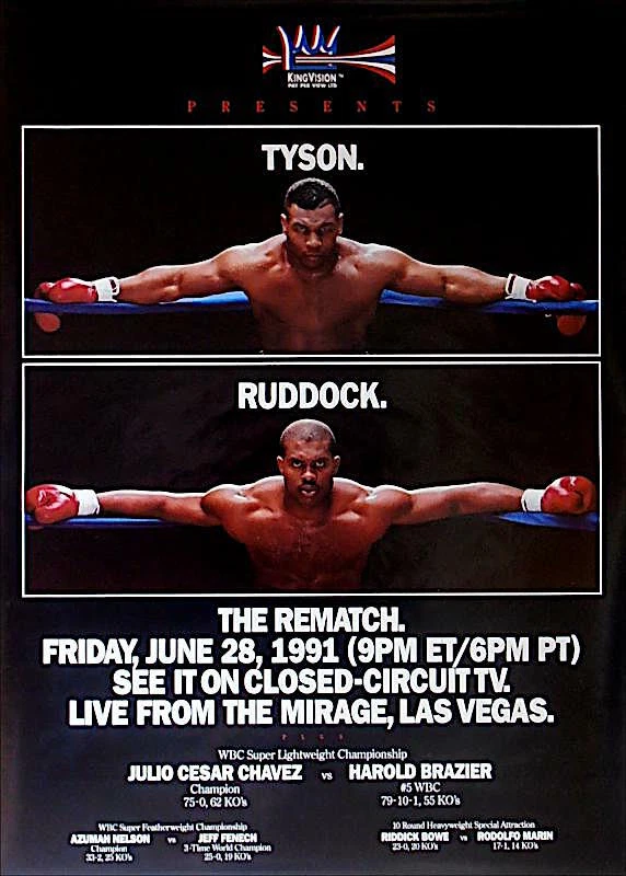 Mike Tyson Fight Poster