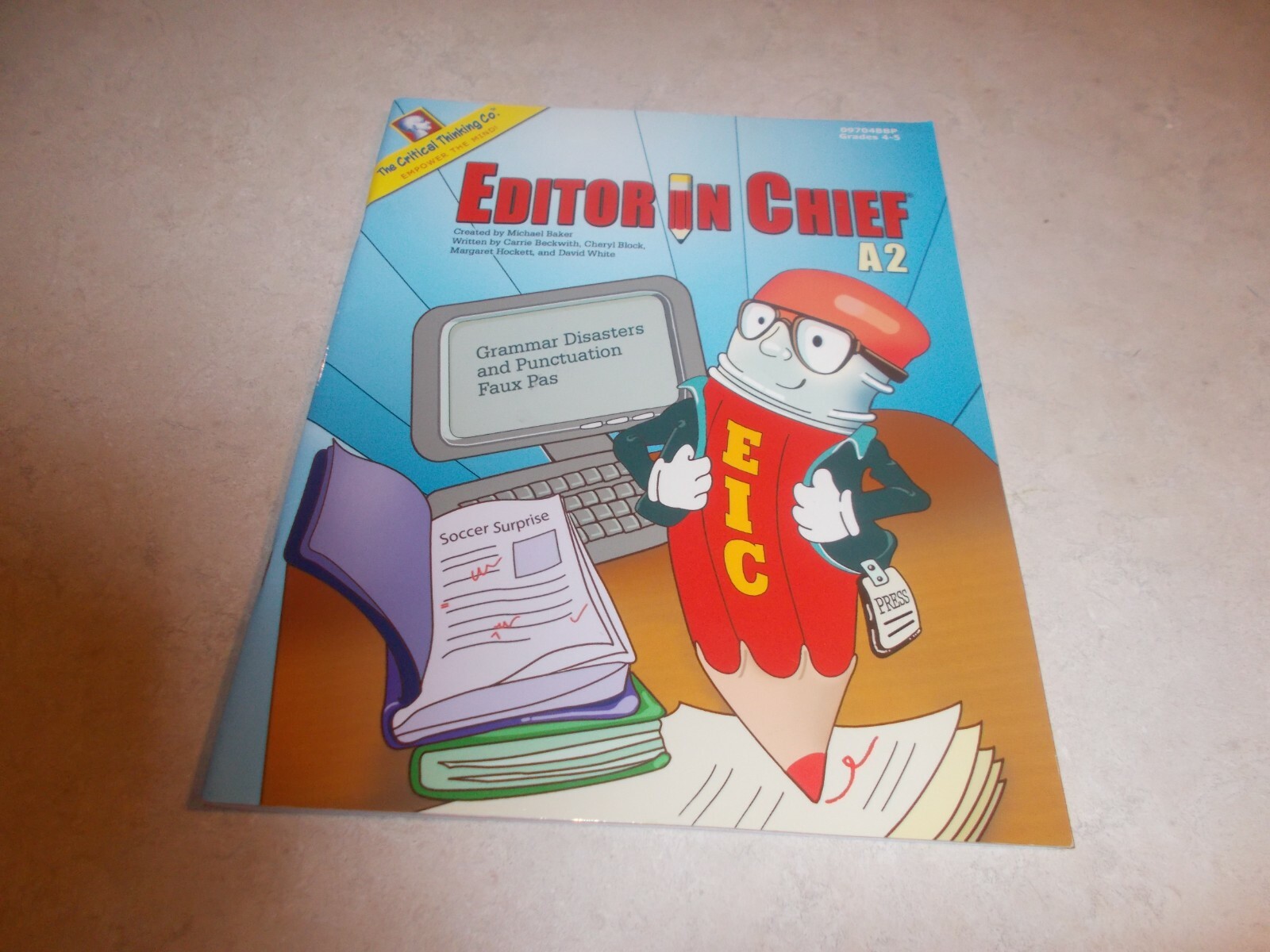 Editor in Chief A2 Gr. 4-5 Grammar Disasters and Punctuation Faux Pas ...