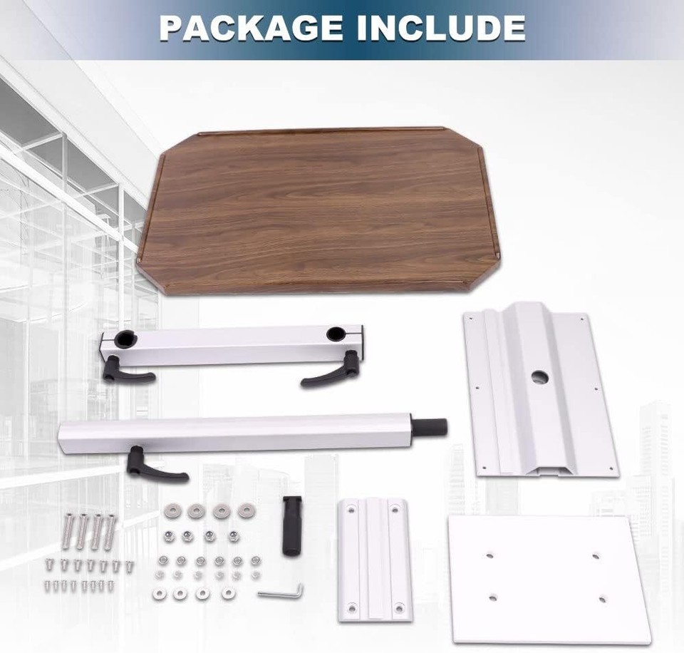 360° Rotation Table with PE Tabletop and Alu Bracket for Camper Van RV ...