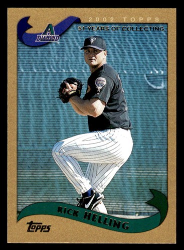 2002 Topps Traded #T15 Rick Helling Gold SP #d /2002! Arizona ...