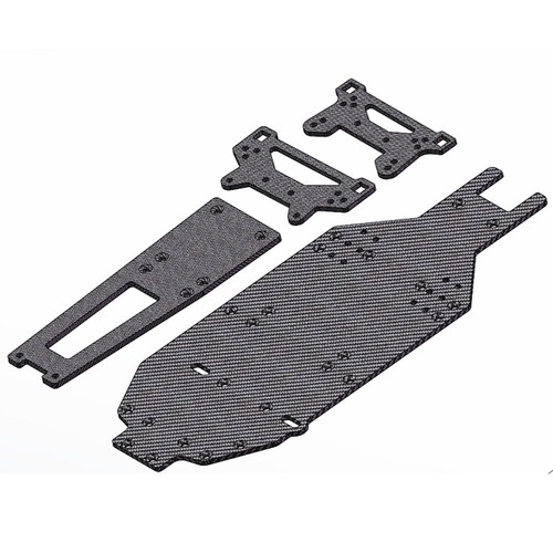 Carbon Upgrade Conversion Kit Set For Tamiya TA02/TA02SW/TA02S RC Car ...