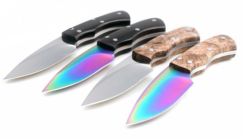 Mini Hunting Survival Tactical Fixed Blade Knife 440C Steel Blade, with ...