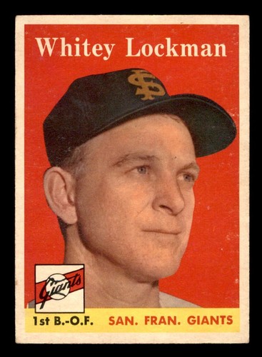 1958 Topps Baseball #195 Whitey Lockman EX *e1 | eBay