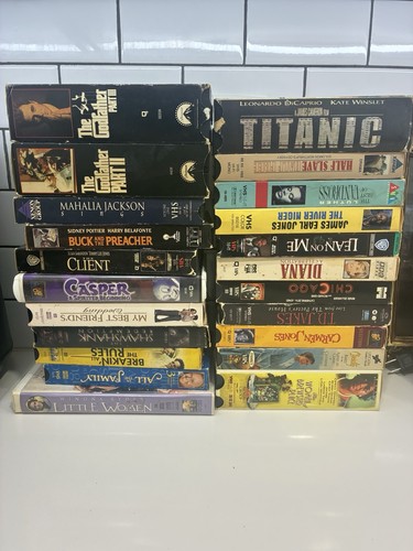 Large Various Vintage 38 VHS Tape Lot - Some Hardcase/slipcase | eBay