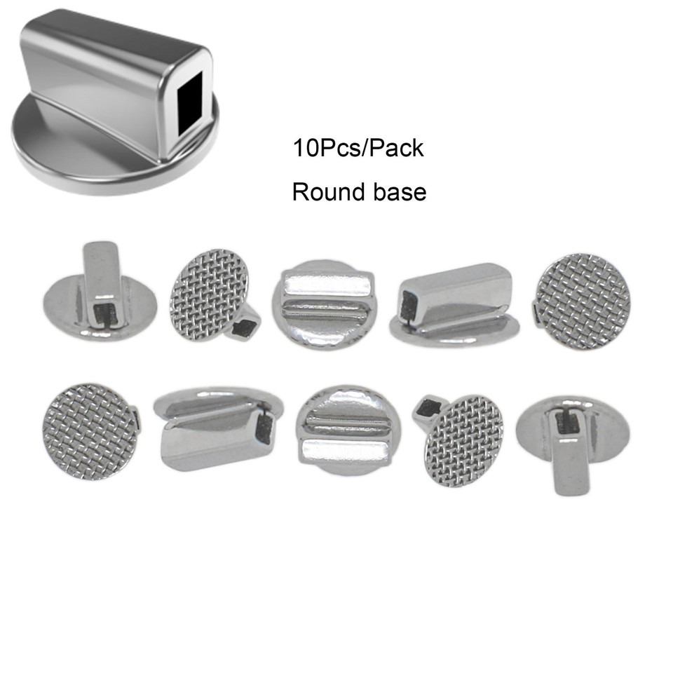 Dental Orthodontic Metal Stainless Steel Rotation Button Tube Round ...