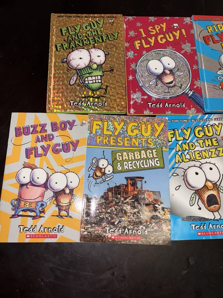 Fly Guy Tedd Arnold Book Lot Of 7, All Different, Nice! | eBay