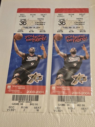 VINTAGE NBA BASKETBALL TICKET STUBS LOT | eBay