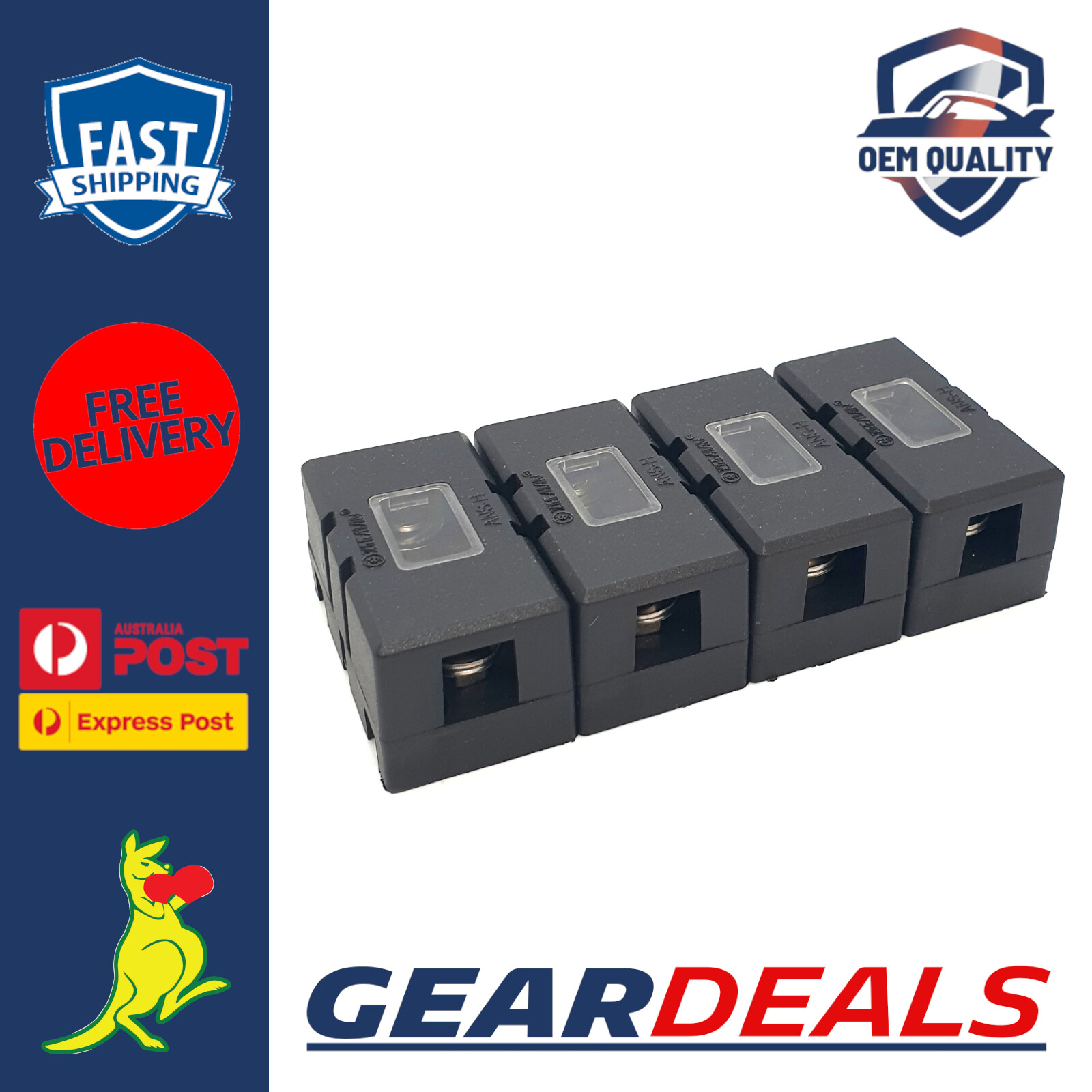 Midi Fuse Holder Bolt Down Single Midi Fuse Block for Midi Fuses & ANS ...