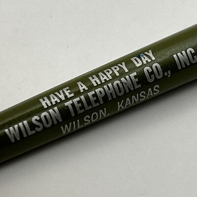 VTG Ballpoint Pen Wilson Telephone Co. Wilson Kansas | eBay