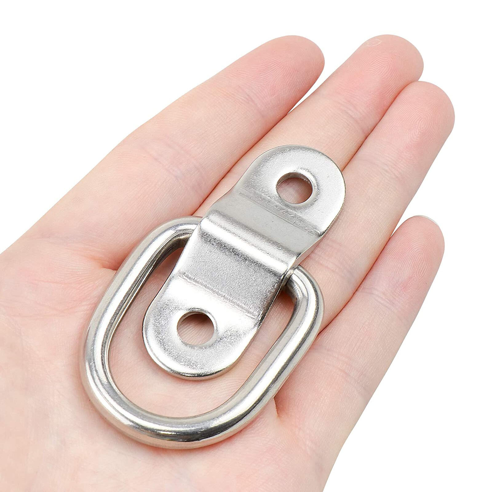 D-Ring Tie Down Load Stainless Steel Anchor Point Trailer Lashing Hook ...