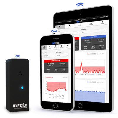 Temp Stick WiFi Temperature & Humidity Sensor 24/7 Monitoring & Alerts ...